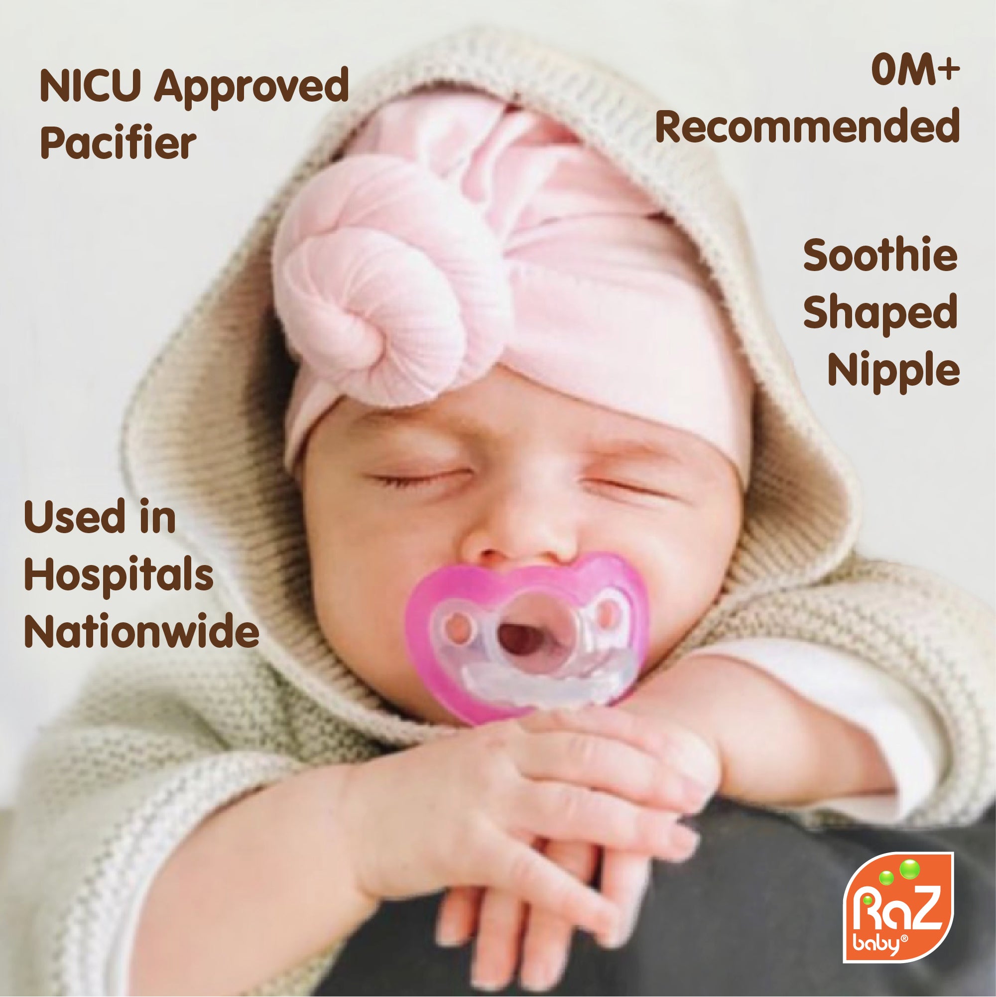 RaZ-Buddy JollyPop Pacifier Holder - Coby Cow – RaZbaby